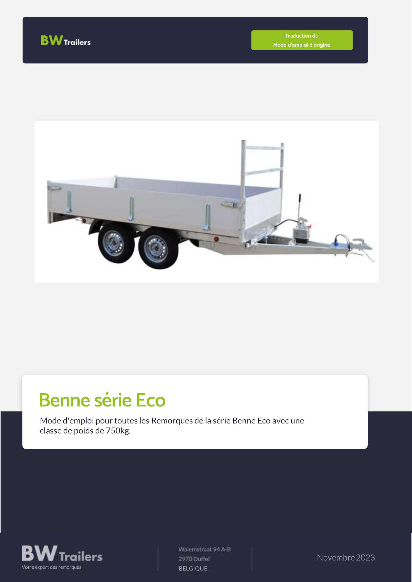 Info - BW Trailers